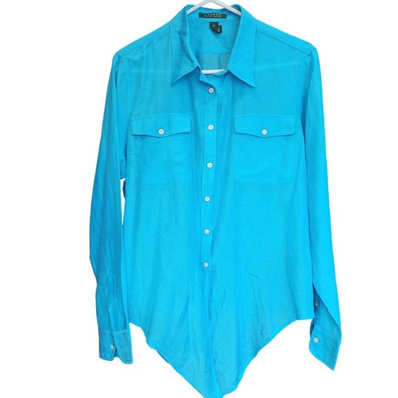 Ralph Lauren | Shirts | Ralph Lauren Lauren Mens Robins Blue Long ...